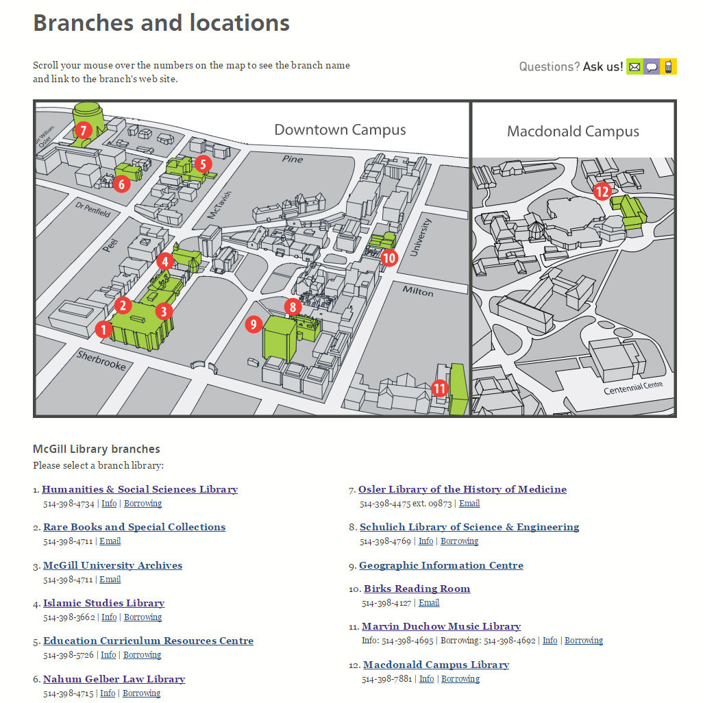 Seven useful links from around the McGill Library – Library Matters